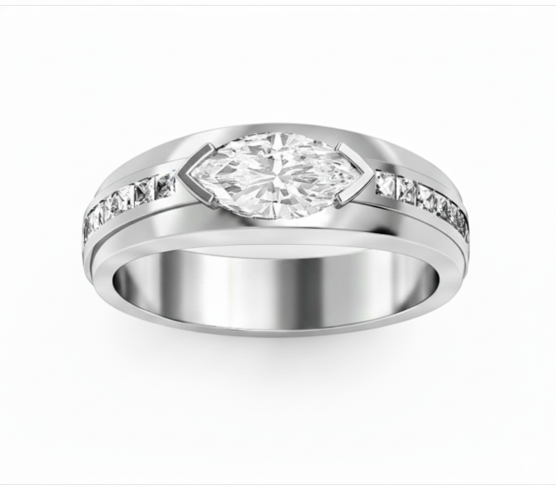 The Prism Horizontal Solitaire – ONYA